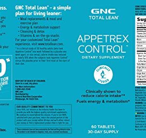 GNC Total Lean Appetrex Control (California Only), 60 Tablets,