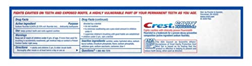 Crest Toothpaste Cavity Protection Cool Mint Gel (Pack of 6)