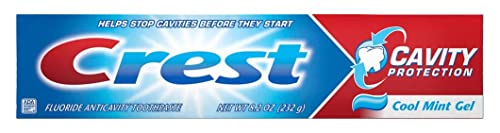 Crest Toothpaste Cavity Protection Cool Mint Gel (Pack of 6)