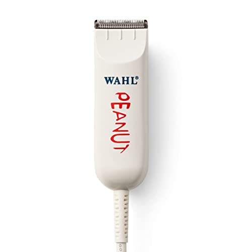 Wahl Professional Classic White Peanut Hair and Beard Clipper/Trimmer - Great for Professional Barbers and Stylists - Powerful Rotary Motor