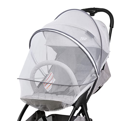 Beberoad Love Mosquito Net for Stroller Universal Baby Mosquito Net Durable Net Cover for Bassinet/Car Seat/Cradle (White)