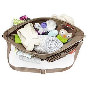 Skip Hop Duet 2-in-1 Diaper Tote, Taupe