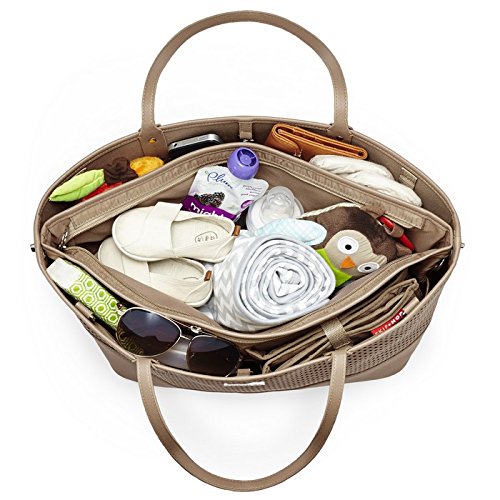 Skip Hop Duet 2-in-1 Diaper Tote, Taupe