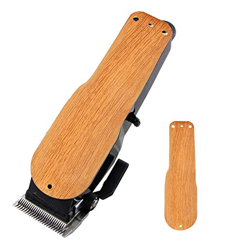 Hair Clipper Replacement Cover Housing Protective Shell for Cordless 8148 Accessory (Electroplate wood grain)