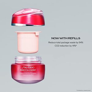 Shiseido Essential Energy Hydrating Cream Refill - 50 mL - Visibly Reduces the Look of Pores & Fine Lines - With Hyaluronic Acid - 24-Hour Hydration - Vegan - All Skin Types