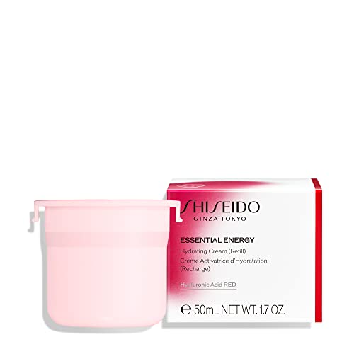 Shiseido Essential Energy Hydrating Cream Refill - 50 mL - Visibly Reduces the Look of Pores & Fine Lines - With Hyaluronic Acid - 24-Hour Hydration - Vegan - All Skin Types