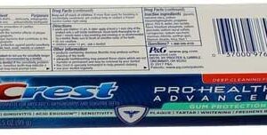 Crest Pro-Health Advanced Fluoride Toothpaste Gum Protection - 3.5 oz, Pack of 6