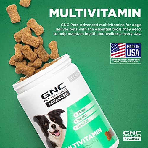 GNC for Pets Advanced Young Pup Bundle - Dog Calming Supplements for Dogs and Multivitamin Supplements for Dogs - 90 Count Soft Chew Dog Supplements, Dog Chew for Calming, Pet Dog Multivitamin