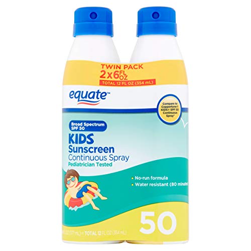 Equate Kids Continous Spray SPF 50, 6 fl oz