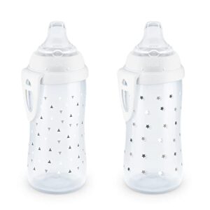 nuk active sippy cup, 10 oz, 2 pack, 12+ months, timeless collection, amazon exclusive