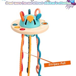 Baby Toys for 6-12-18 Month,12 Pcs Pull String Learning Ropes with Bubble Fidget Toys and Sliding Balls,Baby Boys Girl Birthday Gifts Montessori Toys for 1 2 Year Old