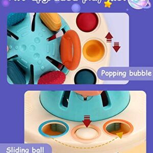 Baby Toys for 6-12-18 Month,12 Pcs Pull String Learning Ropes with Bubble Fidget Toys and Sliding Balls,Baby Boys Girl Birthday Gifts Montessori Toys for 1 2 Year Old