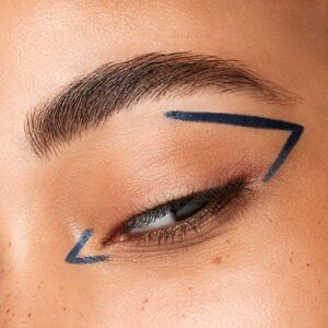 Shiseido MicroLiner Ink, Navy 04 - Micro-Fine Eyeliner - Smudge-Proof, Saturated, Matte Color - Lasts Up to 24 Hours