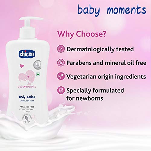 Chicco Baby Moment Body Lotion Size 500 Ml.