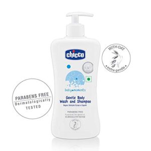 Chicco Baby Moments Gentle Body Wash and Shampoo (500ml)