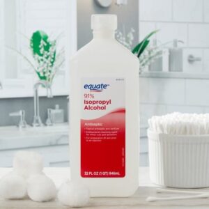 Equate 91% Isopropyl Alcohol Liquid Antiseptic, 32 fl oz, Twin Pack