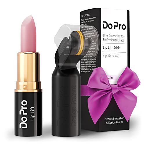 DoPro Lip Lift Stick Boost-In - Lip Plumper Stick with Anti-Aging Stimulating Roller, Plumping Lip Stick with Hyaluronic Acid, Collagen, Vitamin C & E - Volumizing & Hydrating Lip Plumping Serum - 5ml (Lip lift lipstick)