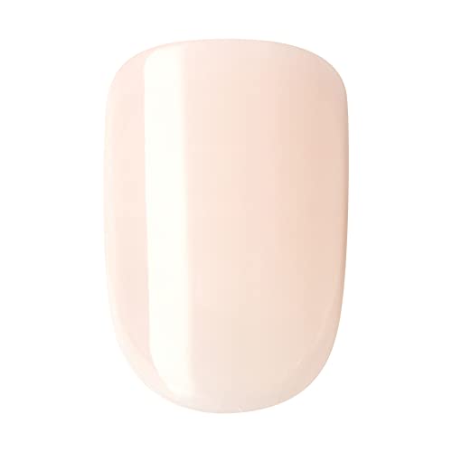 KISS imPRESS Press-On Nails Bare But Better Manicure Set, Nude False Nails , 'Effortless Finish', 30 Chip-Proof Fake Nails