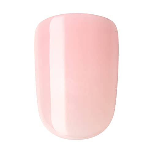 KISS imPRESS Press-On Nails Bare But Better Manicure Set, Nude False Nails , 'Effortless Finish', 30 Chip-Proof Fake Nails