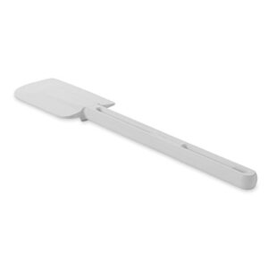 rubbermaid commercial products scraper spatula/food scraper, 13.5-inch, white, kitchen supplies for baking/cooking/mixing in kitchen/restaurant