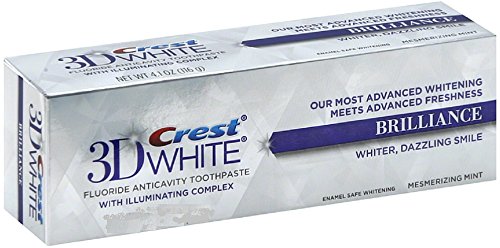 Crest 3D White Fluoride Anticavity Toothpaste 0.85 oz (Pack of 2)