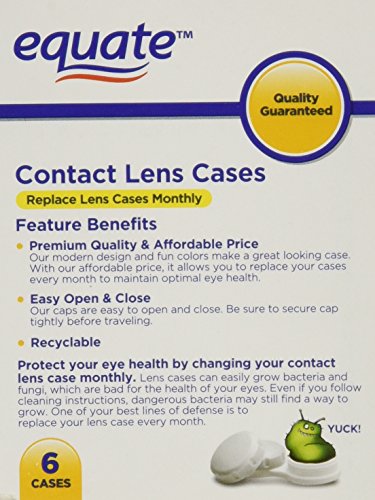 Equate Contact Lens Cases 6-Pack