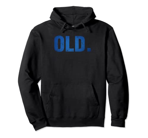 Old Funny Navy Blend Pullover Hoodie