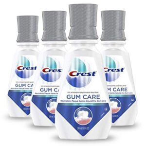 crest gum care mouthwash, cool wintergreen, cpc (cetylpyridinium chloride) antigingivitis/antiplaque oral rinse 16.9 fl oz (pack of 4)