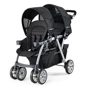 chicco cortina together double stroller, ombra