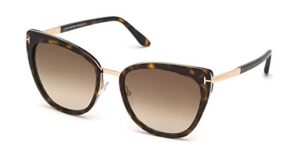 tom ford ft0717 havana/brown lens sunglasses