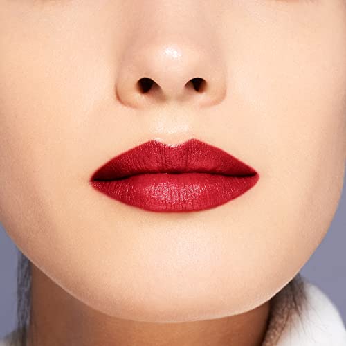 Shiseido VisionAiry Gel Lipstick, Scarlet Rush 204 - Long-Lasting, Full Coverage Formula - Triple Gel Technology for High-Impact, Weightless Color