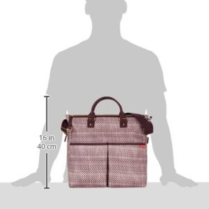 Skip Hop Duo Special Edition Diaper Bag, Plum Sketch (Discontinued by Manufacturer)