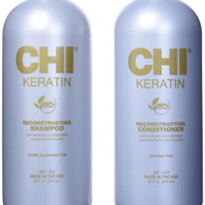 CHI Moisturize It Duo Keratin Shampoo & Conditioner, 32oz