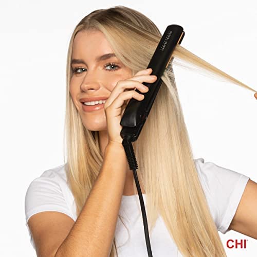 CHI Original Ceramic Hair Straightening Flat Iron| 1" Plates | Blue Sand | Professional Salon Model Hair Straightener