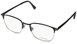 eyeglasses tom ford ft 5453 002 matte black, shiny rose gold