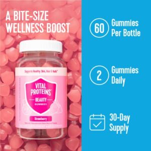 Vital Proteins Strawberry Beauty Gummies, 60 CT