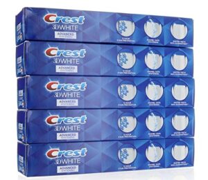 crest 3d white advanced whitening fluoride toothpaste