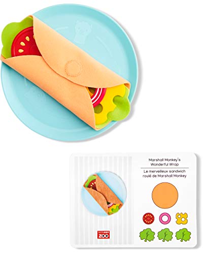 Skip Hop Play Food Set, Zoo Little Chef Meal Kit