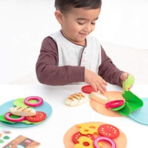 Skip Hop Play Food Set, Zoo Little Chef Meal Kit