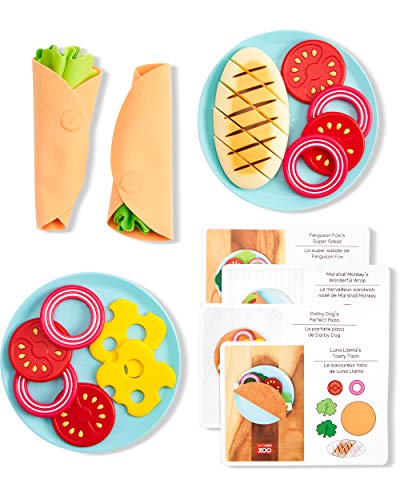 Skip Hop Play Food Set, Zoo Little Chef Meal Kit