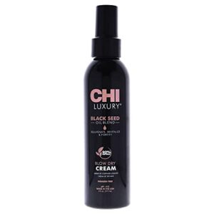 chi luxury black seed oil blow dry cream, 6 fl oz