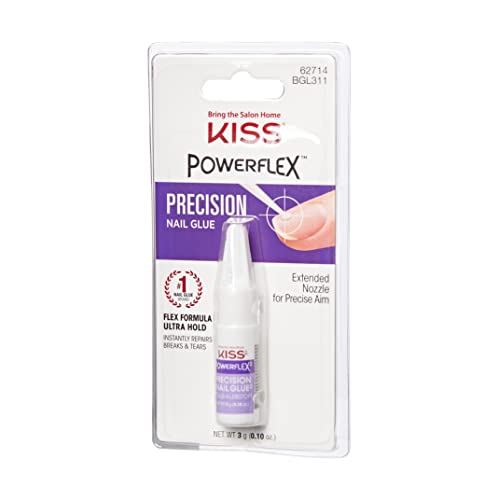 Kiss Powerflex-Precision Glue, 0.11 Fluid Ounce