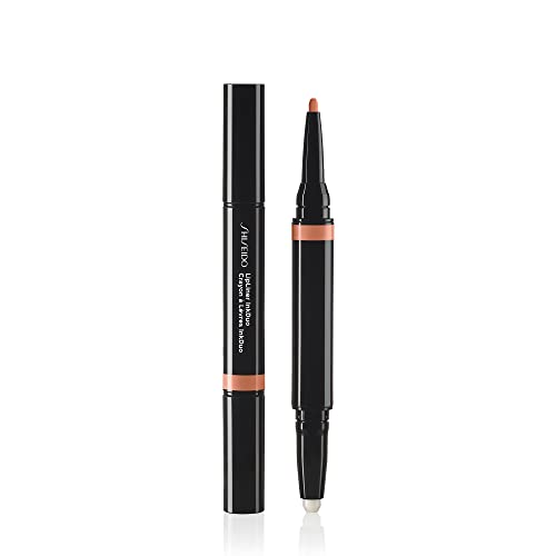 Shiseido LipLiner InkDuo (Prime + Line), Bare 01 - Primes & Shades Lips for Long-Lasting, 8-Hour Wear - Minimizes the Look of Fine Lines & Unevenness - Non-Drying Formula