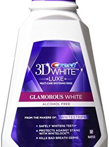 Crest 3D White Multi-Care Whitening Rinse, Glamorous White, Fresh Mint-32 oz, 946 milliter