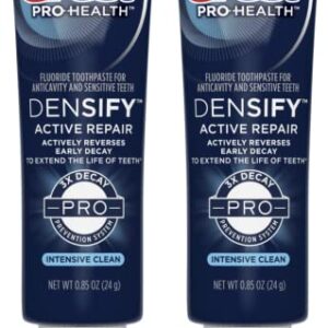 Crest Densify PRO-Health Intensive Clean Toothpaste, Travel Size 0.85 oz (24g) - Pack of 2