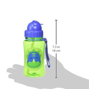 Skip Hop Toddler Sippy Cup with Straw, Zoo Straw Bottle, Dinosaur