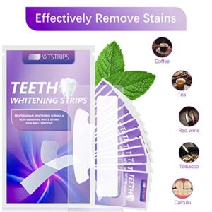 Teeth Whitening Strips 28 Strips (14 Pack), Professional Effects, Teeth Whitening Strip Kit, Reduced Sensitivity White Strips for Whiter Teeth, Dental Whitener Strips Coconut Flavor