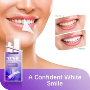 Teeth Whitening Strips 28 Strips (14 Pack), Professional Effects, Teeth Whitening Strip Kit, Reduced Sensitivity White Strips for Whiter Teeth, Dental Whitener Strips Coconut Flavor