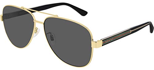 Gucci Sunglasses GG 0528 S- 006 Gold/Grey Crystal