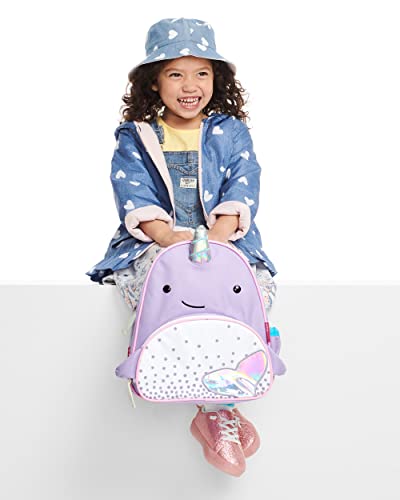 Skip Hop Toddler Backpack, Zoo Preschool Ages 3-4, Narwhal